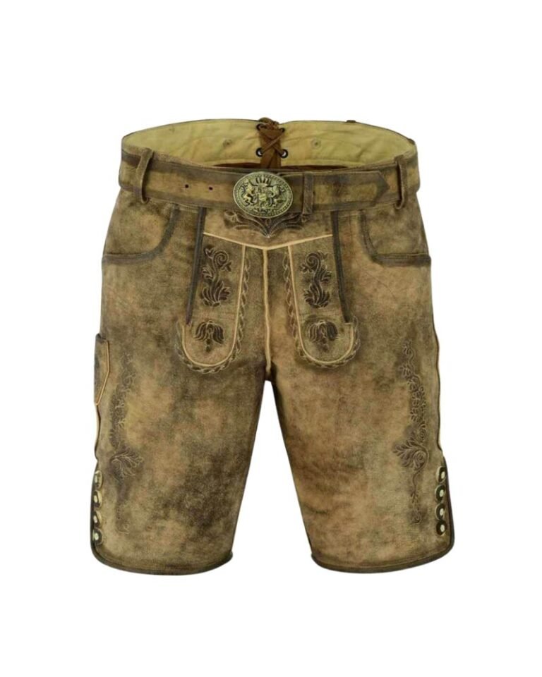 Traditional Men German Lederhosen | Authentic Bavarian Style